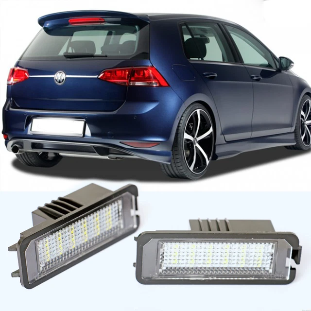 Stilvolle Kennzeichenbeleuchtung Golf 7 Ebenbild