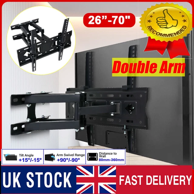 CANTILEVER FULL MOTION Pull Out TV Wall Mount Bracket 26 32 37 40 42 55 ...