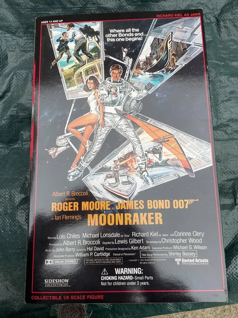 FIGURINE JAMES BOND Roger Moore Moonraker "JAWS" en boîte Sideshow Ech ...