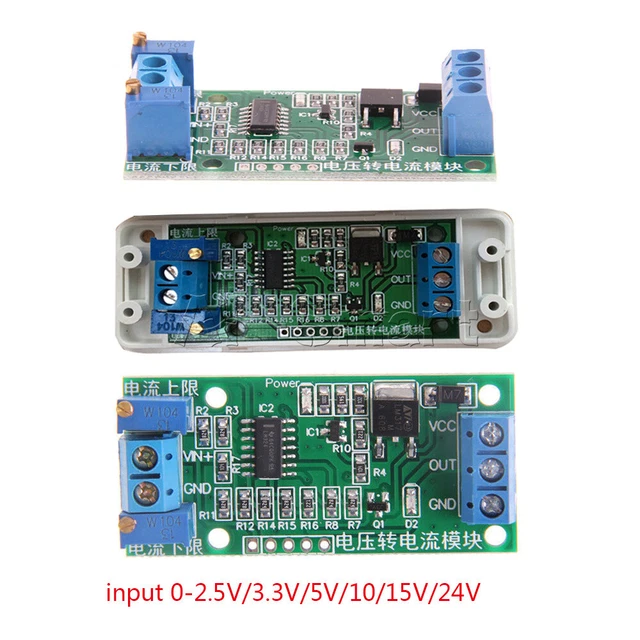 0-2.5V/3.3V/5V TO 4-20MA Voltage to Current Transmitter Signal ...