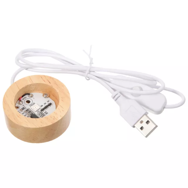 LIGHT STAND FOR Sphere LED Base Wooden Display Bedside Lamp £10.39 ...