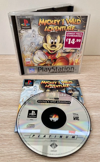 PLAYSTATION 1 MICKEY'S WILD ADVENTURE PS One gioco PAL & manuale EUR 8 ...