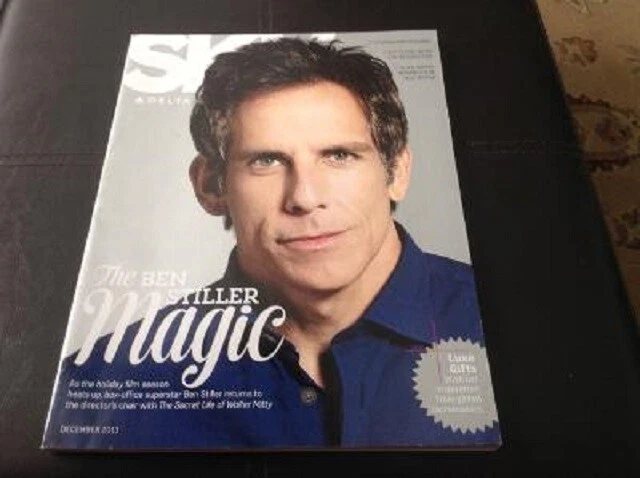 DELTA AIRLINE INFLIGHT magazine 2013 Ben Stiller £1.99 - PicClick UK
