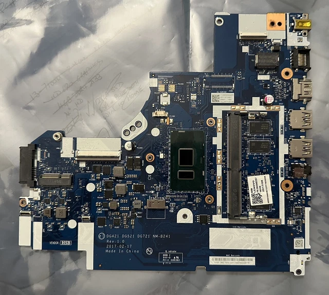 LENOVO IDEAPAD 320-14IKB Laptop Motherboard 4GB RAM i3-7100U CP P/N ...
