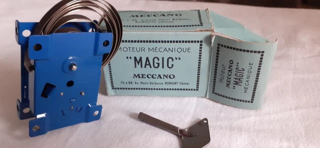 MECCANO - MOTEUR Mécanique à remonter - "Magic" dans sa boite d'origine ...