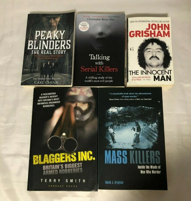 5x True Crime Books Innocent Man Mass Killers Talking With Serial Killers £999 Picclick Uk