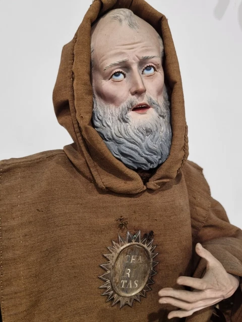 SCULTURA SCULPTURE SKULPTUR Escultura Statua Santo San Francesco Da ...