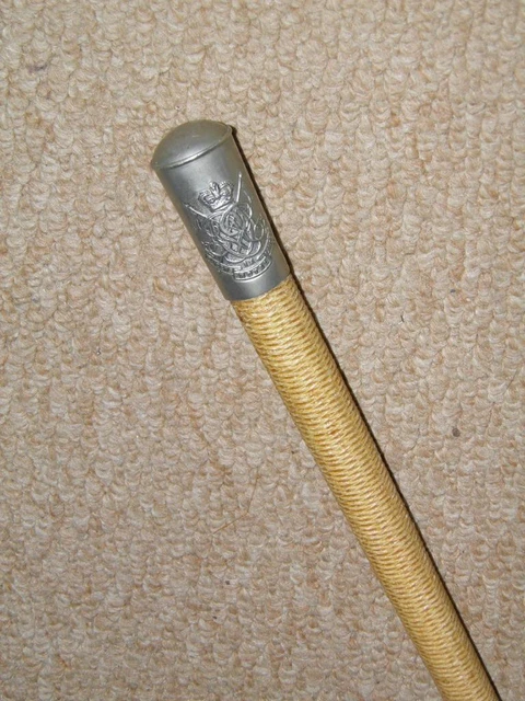 WW2 MILITARY CAVALRY '9th Queens Royal Lancers' Riding Whip/Crop ...