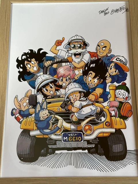 DRAGON BALL ILLUSTRATION Poster Akira Toriyama Signature $99.77 ...