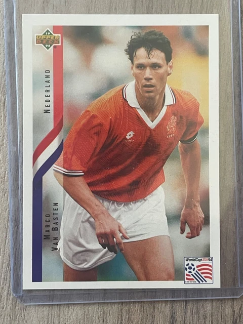 MARCO VAN BASTEN Niederlande World Cup 94 Upper Deck Trading Card EUR ...