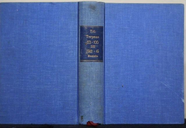 NOBEL PRIZE WINNER Leopold Ruzicka: Triterpene III 38 Sonderabdrucke ...