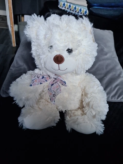 ASDA GEORGE LITTLE Hugs Teddy Bear Soft Toy Cuddly Plush 11” tall ...