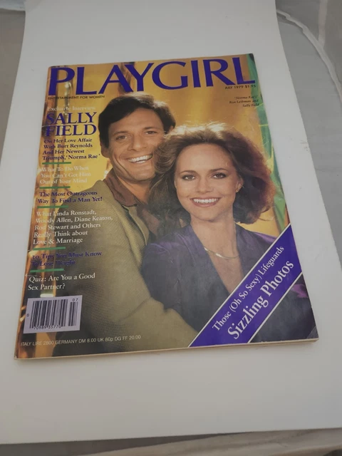 PLAYGIRL JULY 1979..SALLY Field Interview....Masculine Men...Gay ...