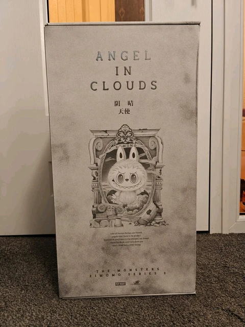 POPMART THE MONSTERS Labubu Angel In Clouds NEW & AUTHENTIC + Tote Bag ...