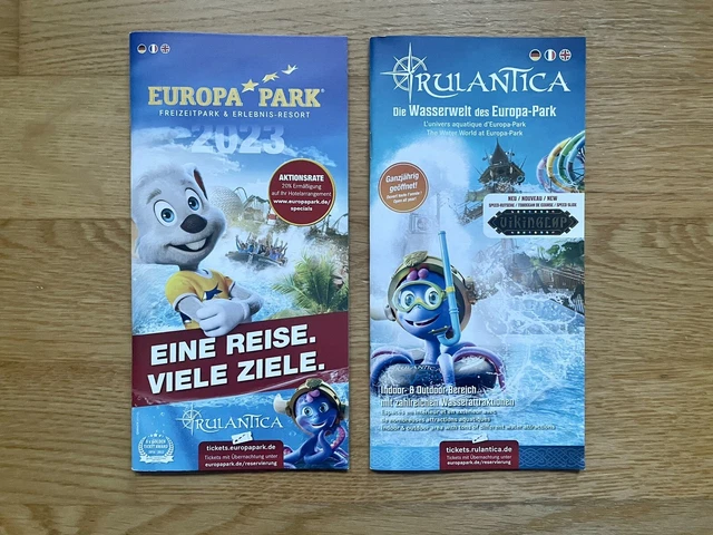 EUROPA-PARK RUST UND RULANTICA Broschüren/Prospekte 2023 EUR 1,90 ...