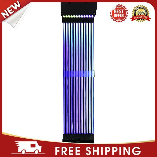 NEON RGB PSU Line PC Case Motherboard 24Pin Power Extension Adapter ...