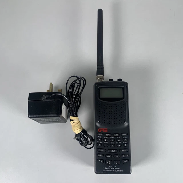 GRE PSR-216 200 Channel Scanning Receiver Working w/Power Cable £34.99 ...