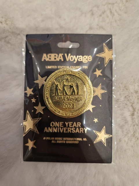 ABBA VOYAGE PIN 1st Anniversary 2023 Jubiläums Pin EUR 50,00 - PicClick DE