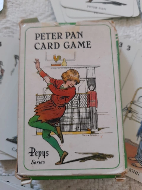 PETER PAN CARD Game PEPYS SERIES Gibson 1989 Complete Cards In Vgc £13. ...