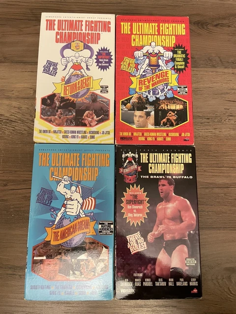 ULTIMATE FIGHTING CHAMPIONSHIP UFC VHS Lot Of 4 BEAST REVENGE DREAM ...