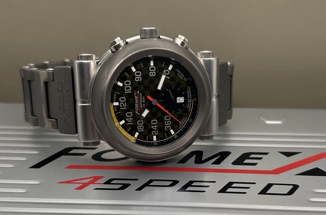 FORMEX MEN’S 4 Speed Titanium/Stainless Steel QuartQuartz Chronograph ...