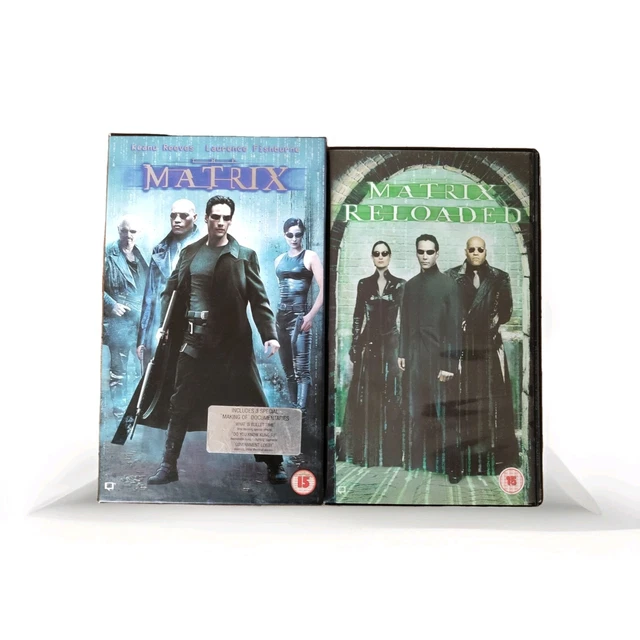 THE MATRIX AND The Matrix Reloaded. Two VHS video Tapes. £7.99 ...