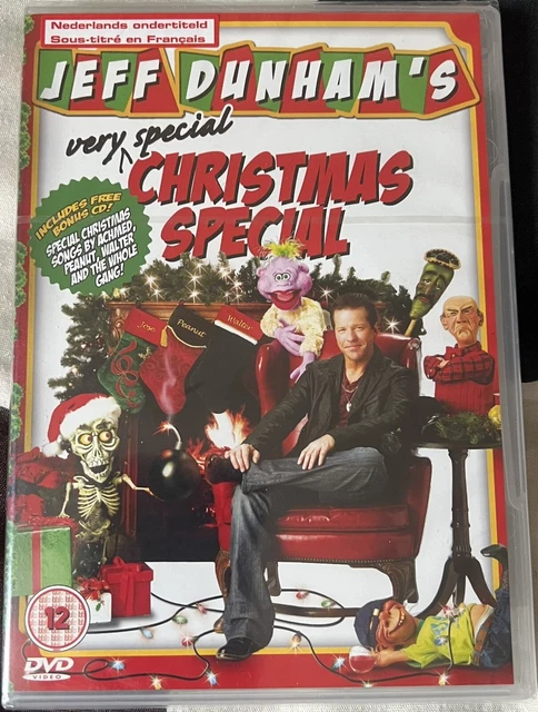 JEFF DUNHAM DVD Christmas Special Oop Rare Comedy Ventriloquist Puppets ...