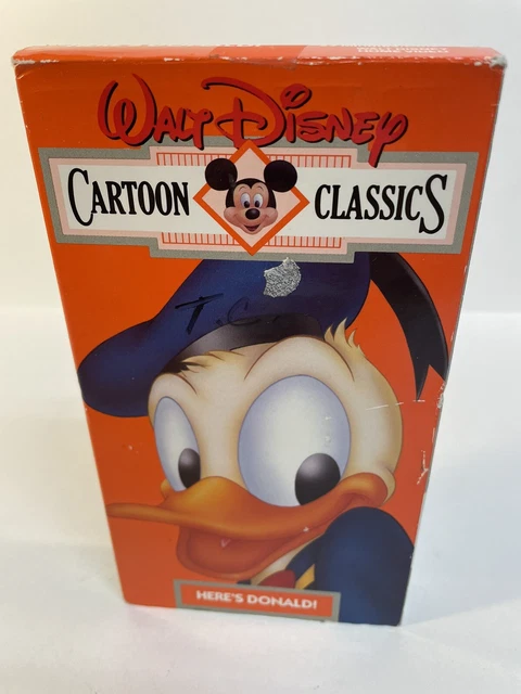 Vhs Walt Disney Cartoon Classics Volume 2 Heres Donald 1991 Home