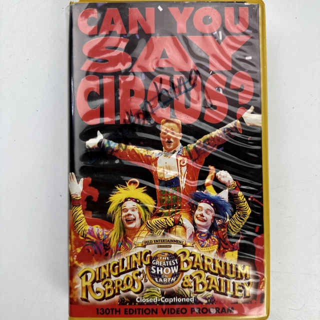 CAN YOU SAY Circus VHS Ringling Bros Barnum Bailey £6.51 - PicClick UK
