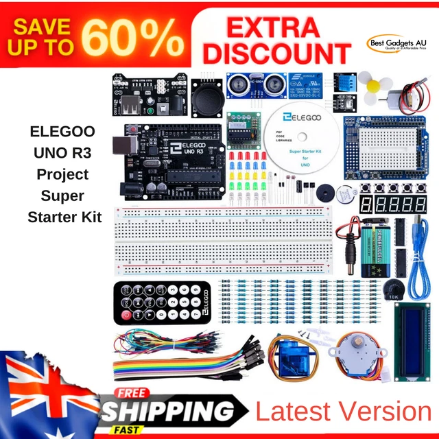 ELEGOO UNO R3 Project Super Starter Kit with Tutorial Compatible with Arduino ID EUR 52,02 ...