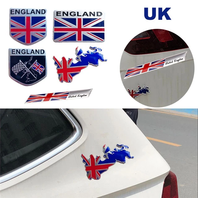 NATIONAL DAY ANNIVERSARY Self Adhesive British Union Jack UK Flag Car ...