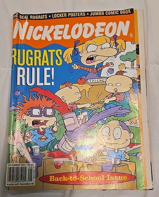 NICKELODEON MAGAZINE SEPTEMBER 1997 Rugrats Rule Back To School Issue £ ...