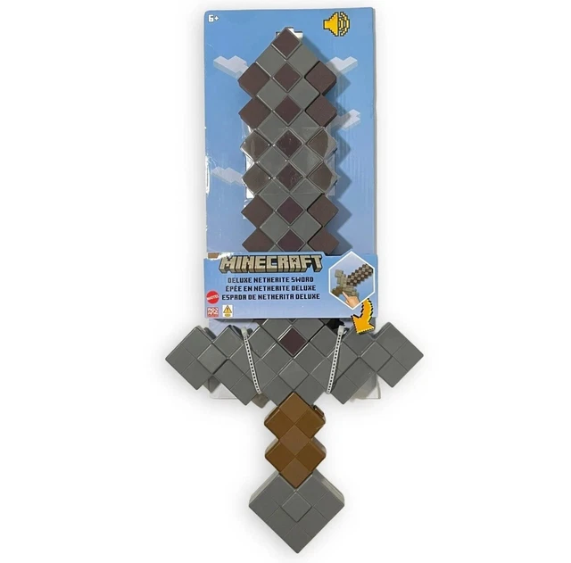 MINECRAFT NETHERITE SWORD Life-Sized Role Play Toy £15.70 - PicClick UK