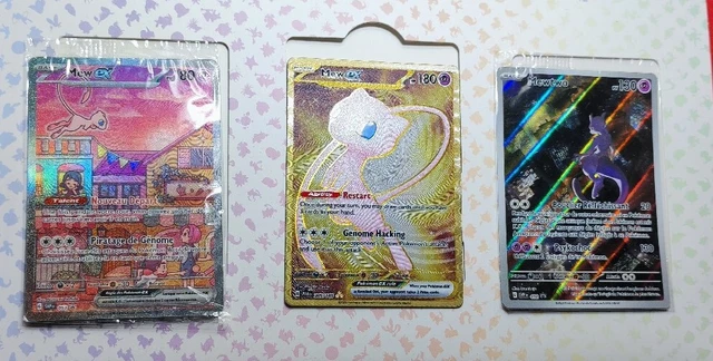 CARTES PROMO COFFRET Ultra Premium Mew - 151 Fr - Mewtwo 052/MewEx 053 ...