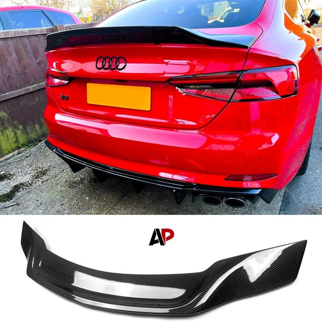 AUDI A5 S5 RS5 B9 Sportback Carbon Fibre Rear Ducktail Boot Spoiler ...