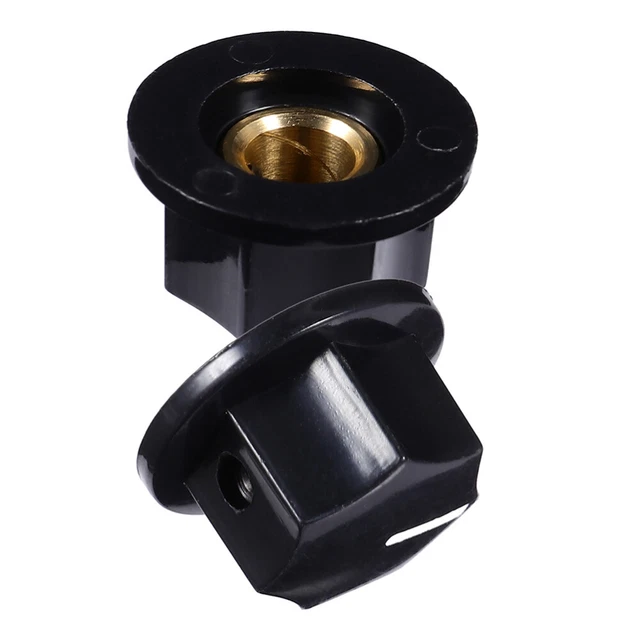 2 Pcs Bass Effect Button Rotary Control Turning Knobs Of The Screw 1603