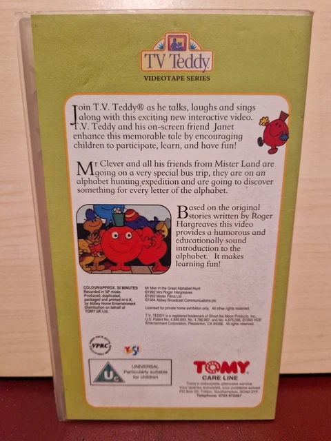 MR. MEN IN The Great Alphabet Hunt - PAL VHS Video Tape (A239) £9.50 ...