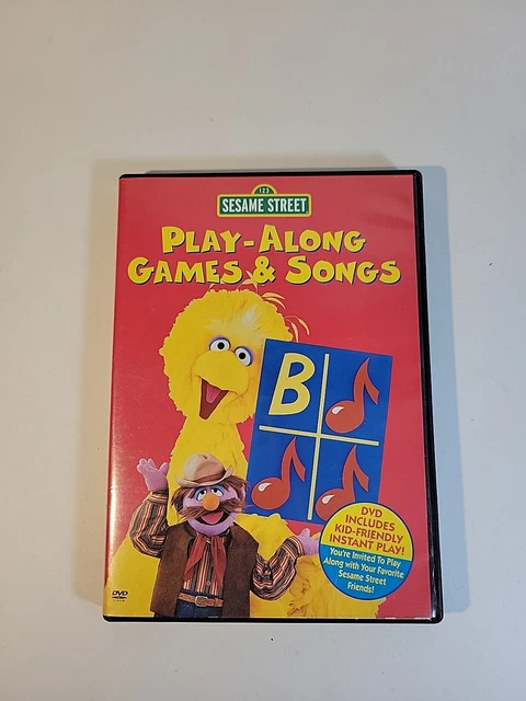 SESAME STREET - Play-Along Games Songs (DVD, 2005, Set de 3 disques ...
