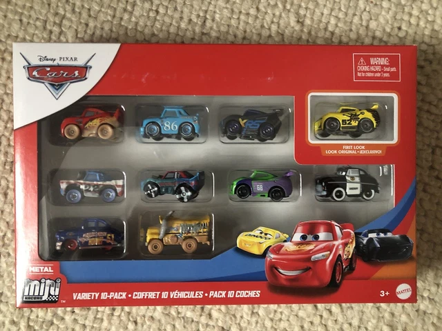 DISNEY PIXAR CARS Diecast Mini Racers 10 Pack George New Win Leakless £ ...