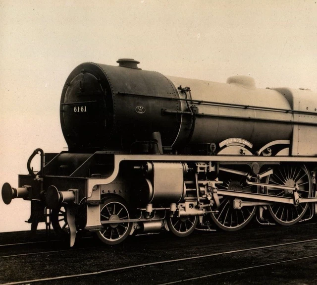 LMS 4-6-0 LMS The Kings Own locomotive train RPPC photograph postcard ...