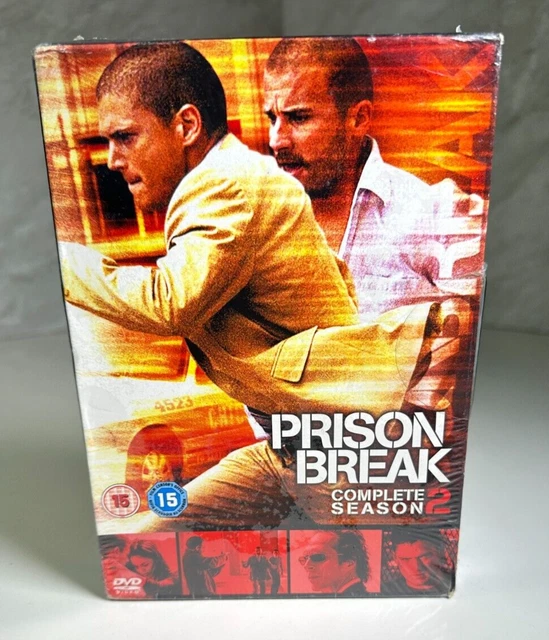 PRISON BREAK COMPLETE Series 2 DVD Boxset New Sealed 6 Discs 22 ...