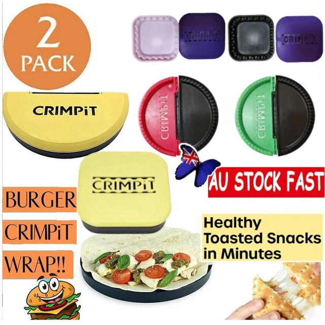 2 TYPE THE Mini Innovative Wrap Sandwich Crimper for Fresh & Heated ...