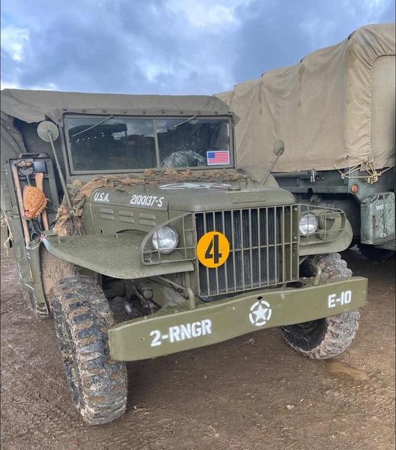 DODGE WW2 BRIDGE-PLATE 7.5 inch diameter US 4 command car WC52 WC54 £30 ...