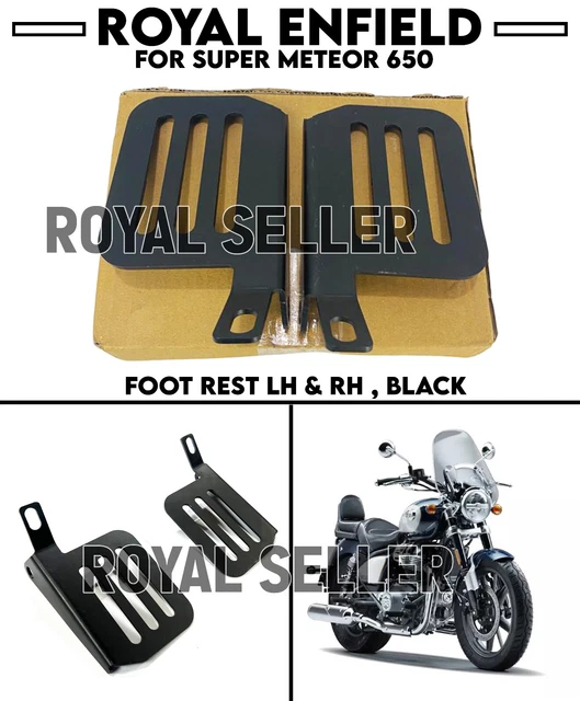 ROYAL ENFIELD SUPER Meteor 650 "FOOT REST LH & RH, BLACK" EUR 44,09 ...