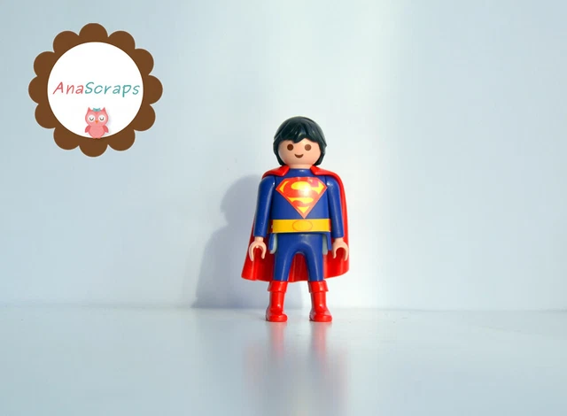 PLAYMOBIL - CUSTOM Superman (DC Comics, cómics, superheroe - AnaScraps ...