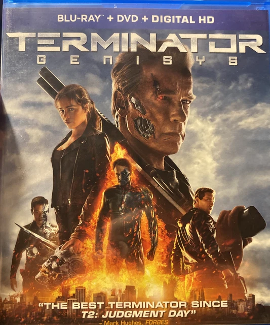 TERMINATOR GENISYS BLU-RAY/DVD Arnold Schwarzenegger Emilia Clark EUR 3 ...