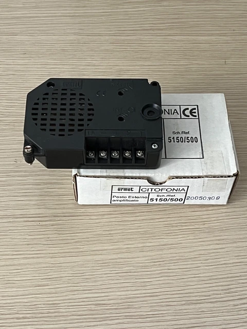 POSTO ESTERNO URMET 5150/500 Portiere Elettrico 4 Fili Citofono EUR 49 ...
