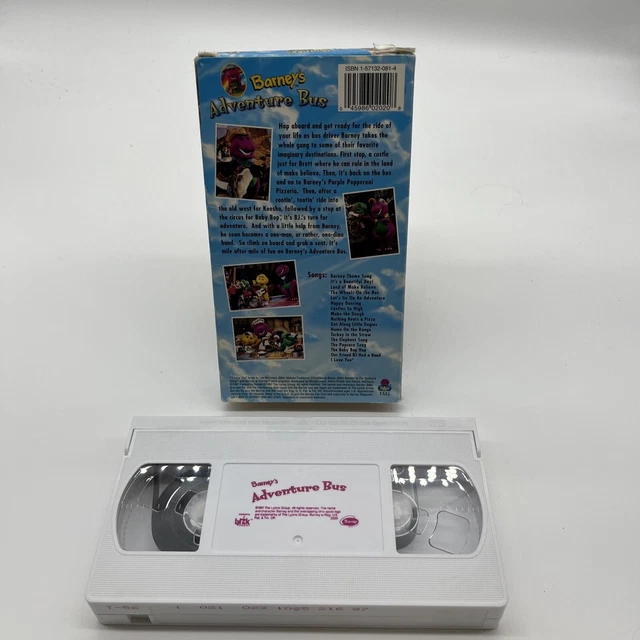 BARNEY - BARNEYS Adventure Bus (VHS, 1997) EUR 7,82 - PicClick FR