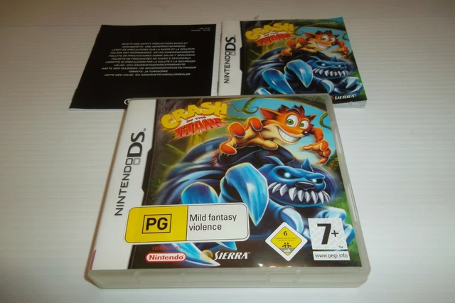 NINTENDO DS CRASH of the Titans Box and Manual ONLY $19.98 - PicClick AU