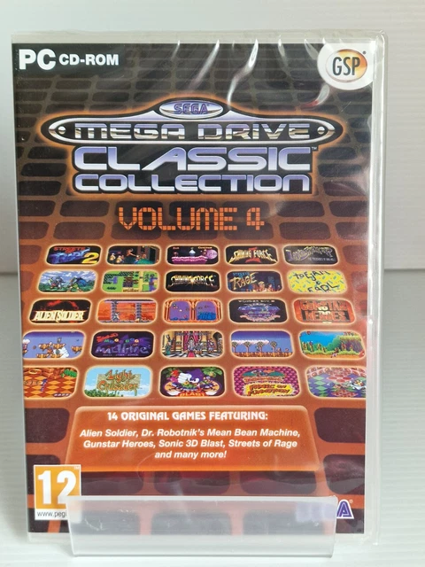 SEGA MEGA DRIVE Classic Collection Volume 4 PC CD-ROM NEW & SEALED £14. ...